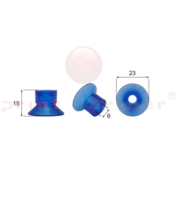 Shaped Rubber Sucker RS/02116 - Print Partner